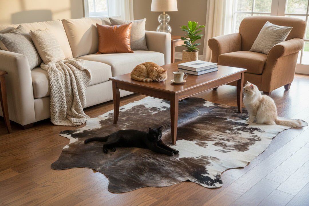 Cowhide Rugs $450 And Up – Angus Oliver Luxury Sheepskins